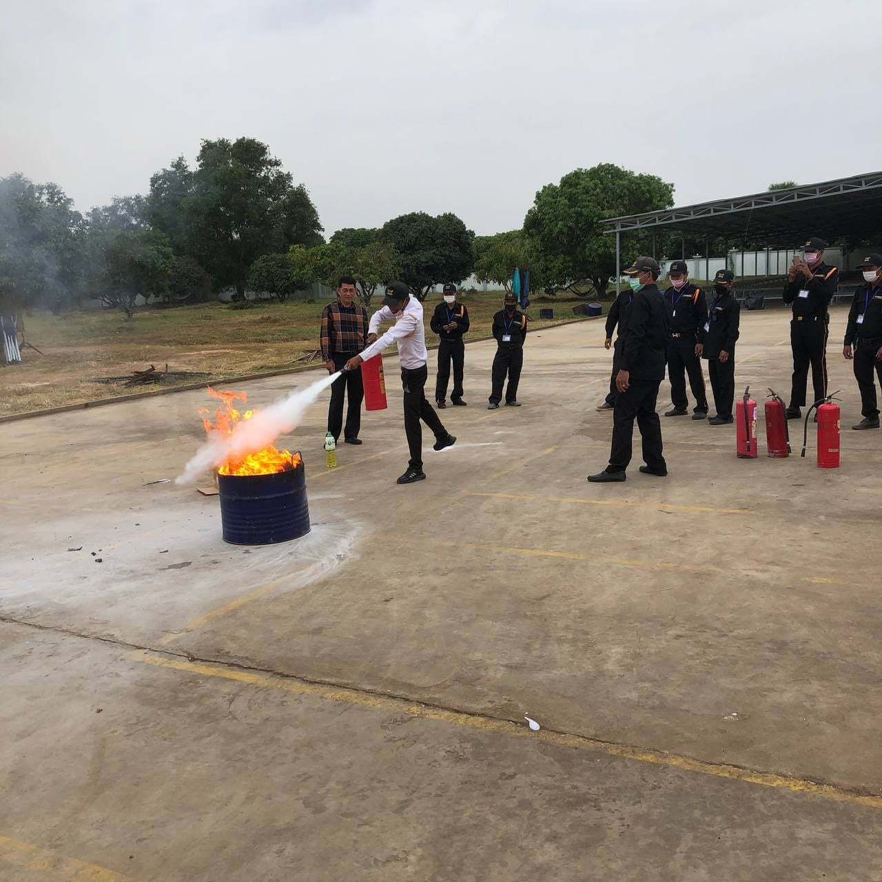 1st Training on Firefighting for Guards - Phoenix